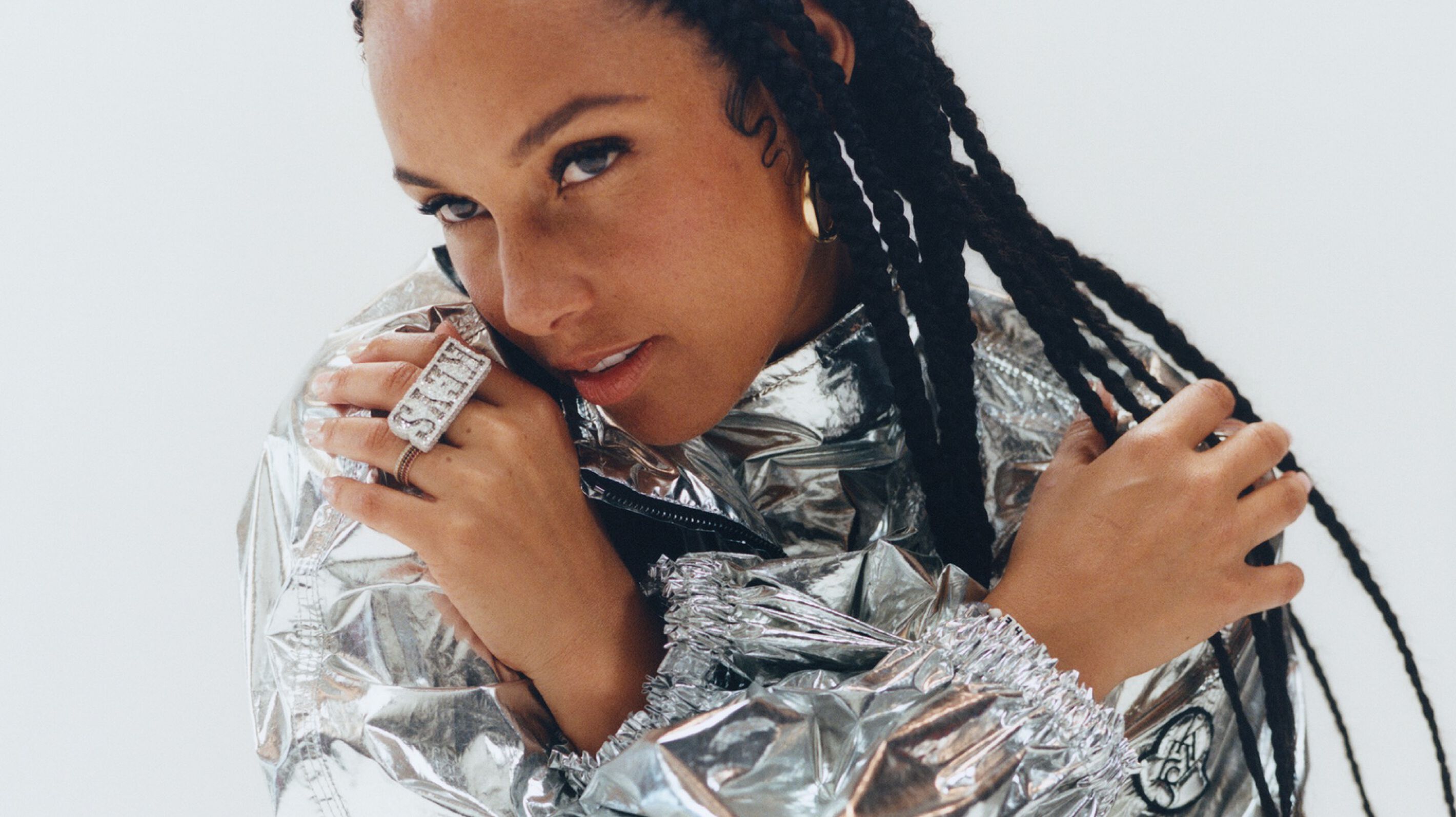 Alicia Keys Cornrow Braids