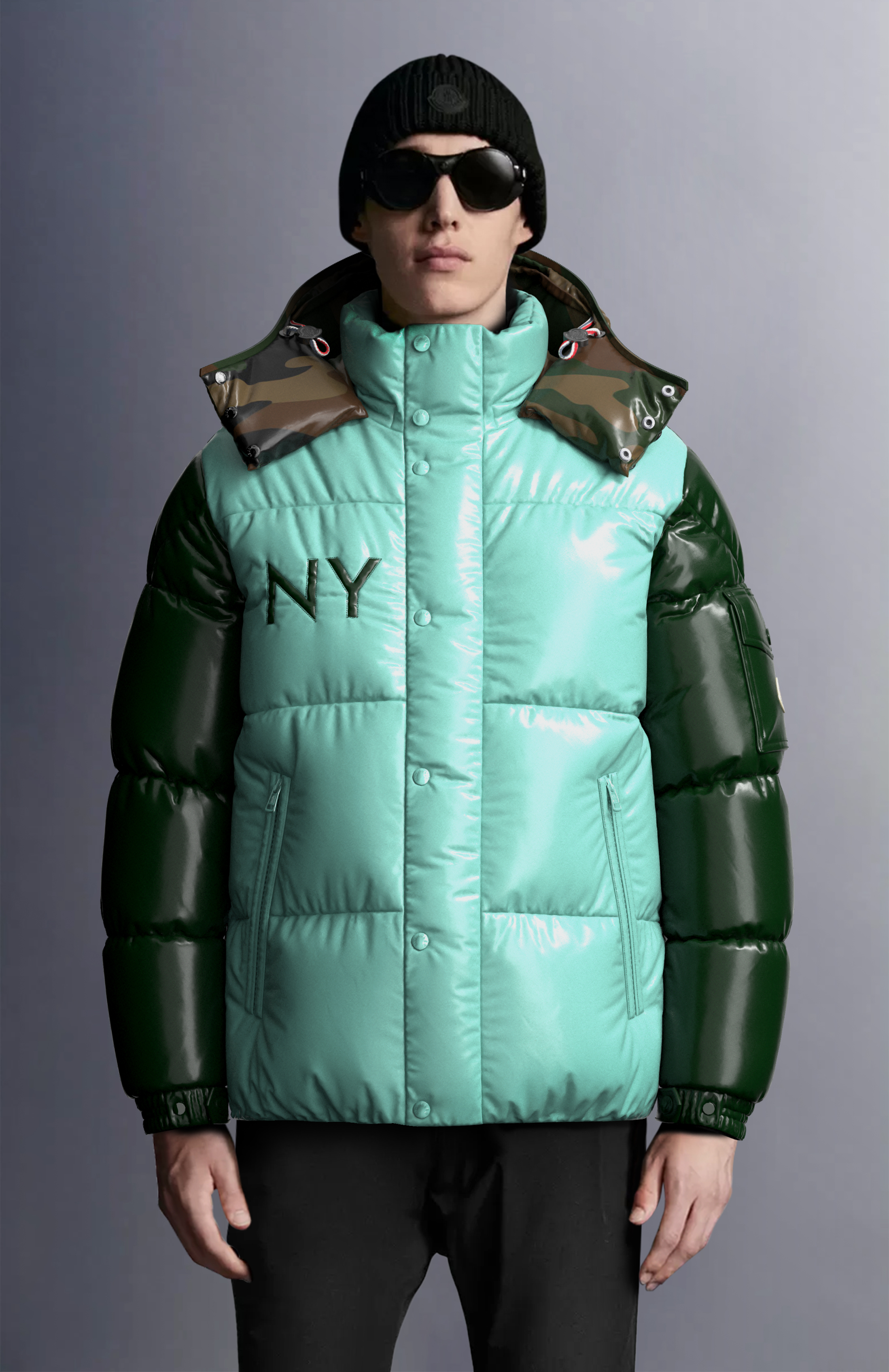 Multicolour Vion Short Down Jacket - Short Down Jackets for Men ...